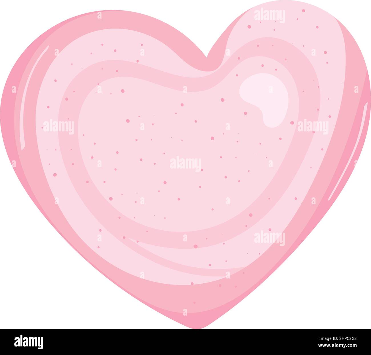 cute pink heart Stock Vector Image & Art - Alamy