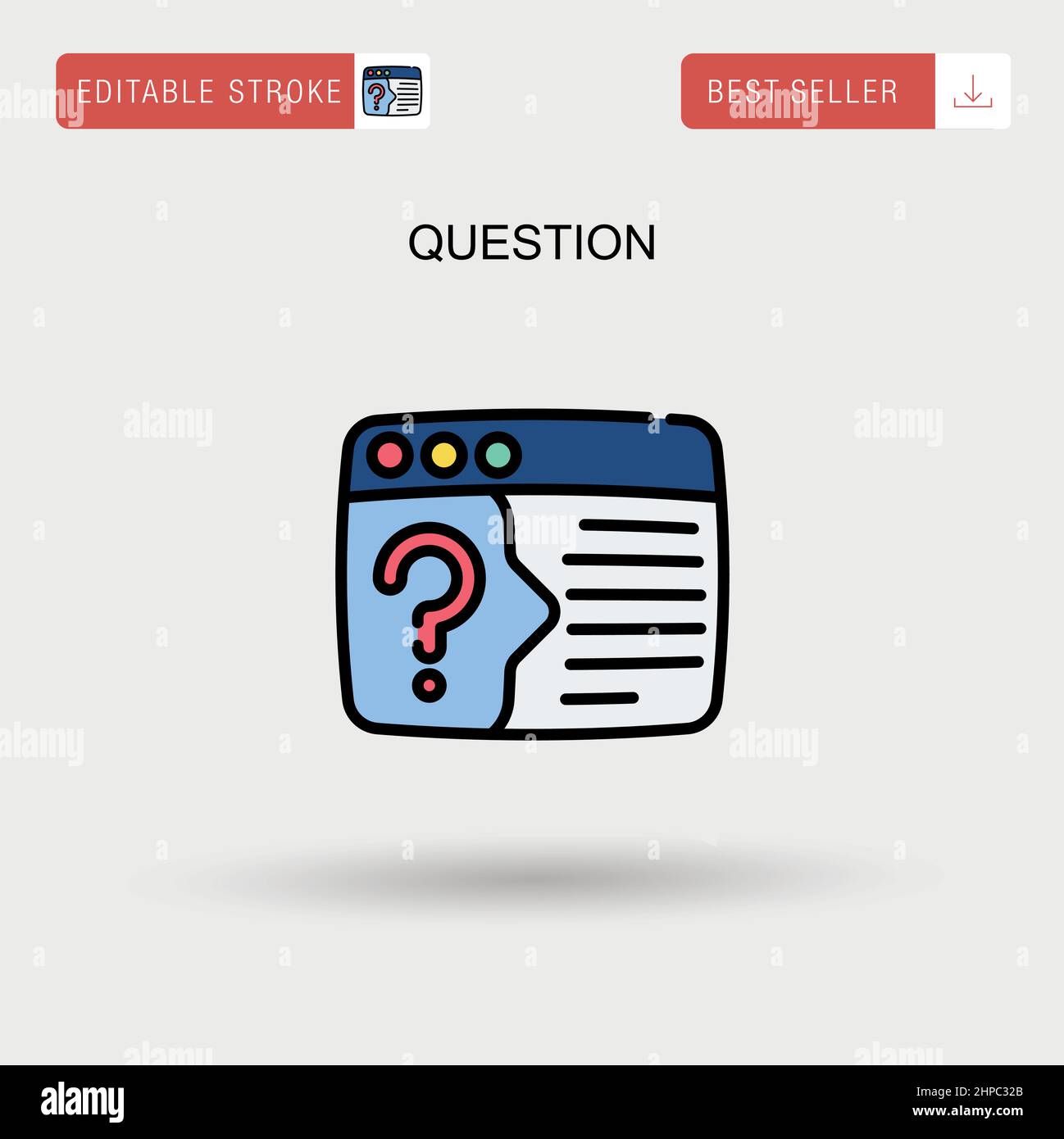 Help question mark icon Stock Vector Images - Alamy