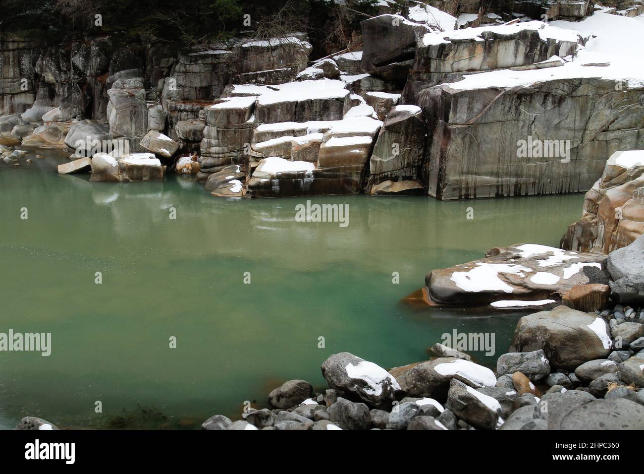 nagano, japan, 2022/19/02 , Nezame no toko, meaning "Bed of Awakening ...