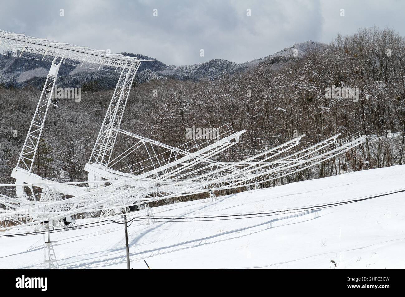nagano, japan, 2022/19/02 , Kiso IPS Telescope, Institute for Space ...