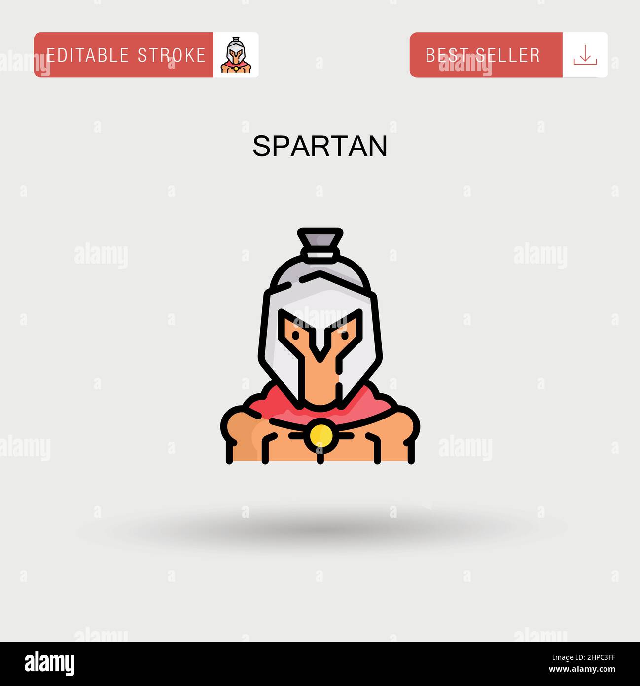 Greek spartan roman knight Stock Vector Images - Alamy