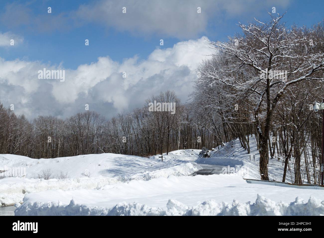 nagano, japan, 2022/19/02 , view from the Kiso Observatory (Japanese ...