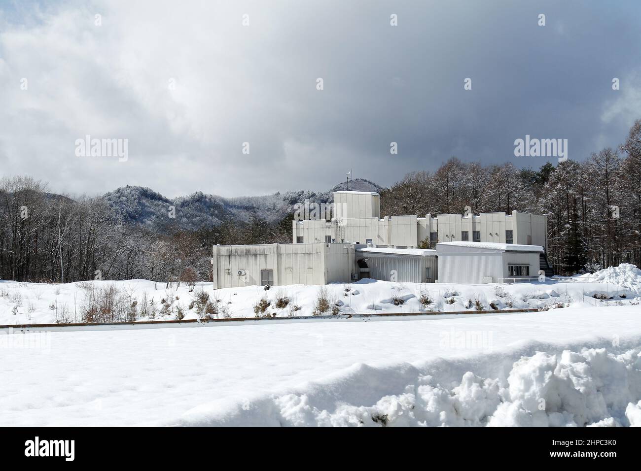 nagano, japan, 2022/19/02 , Kiso Observatory Headquarters Building ...