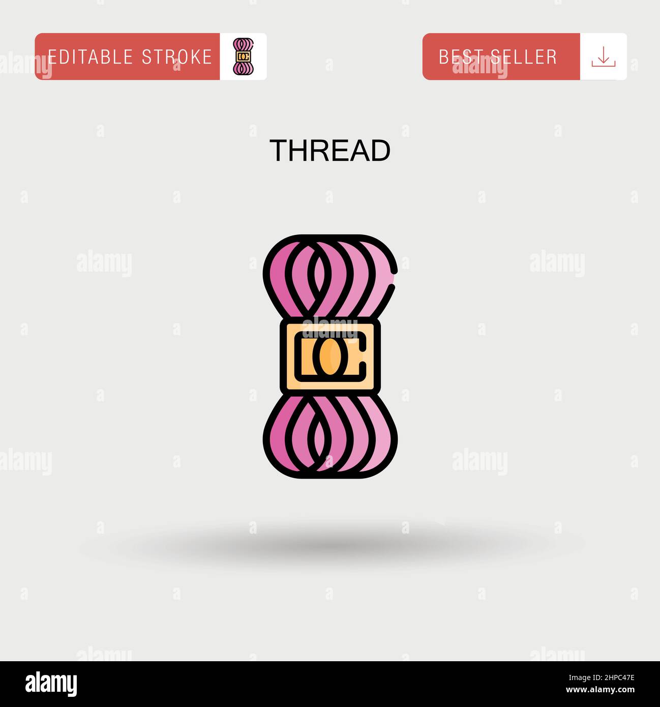 Thread lifting illustration Stock Vector Images - Alamy