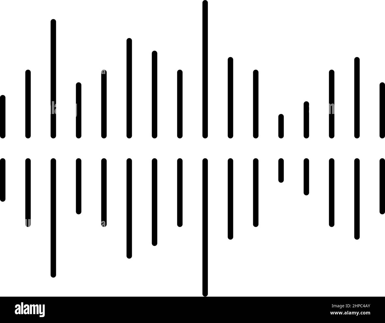 frequency noise line icon vector illustration Stock Vector Image & Art ...