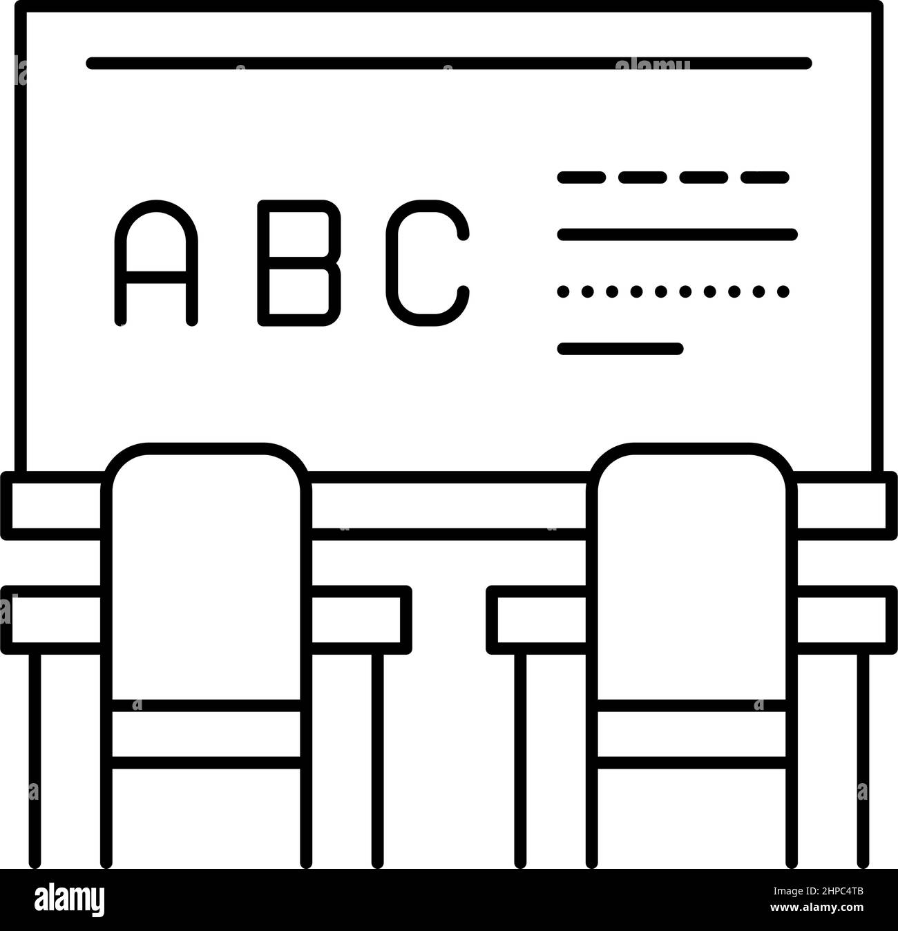 parents meeting line icon vector illustration Stock Vector Image & Art ...