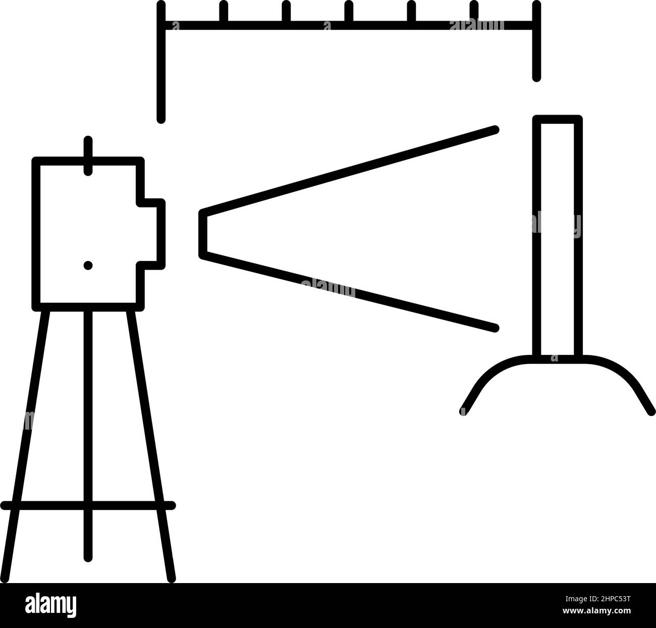 laset level line icon vector illustration Stock Vector Image & Art - Alamy