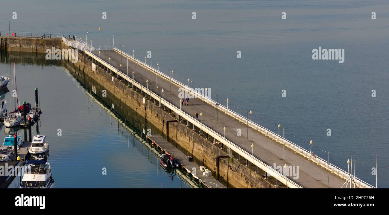 Princess pier and harbour, Torquay, South Devon, England Stock Photo ...