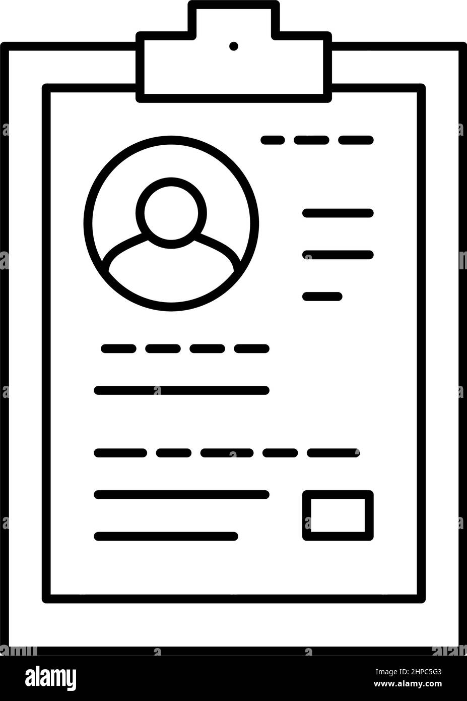 social report line icon vector illustration Stock Vector Image & Art ...