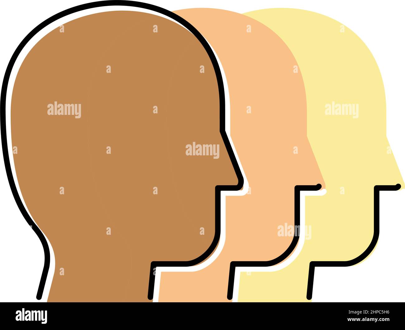 skin color color icon vector illustration Stock Vector Image & Art - Alamy