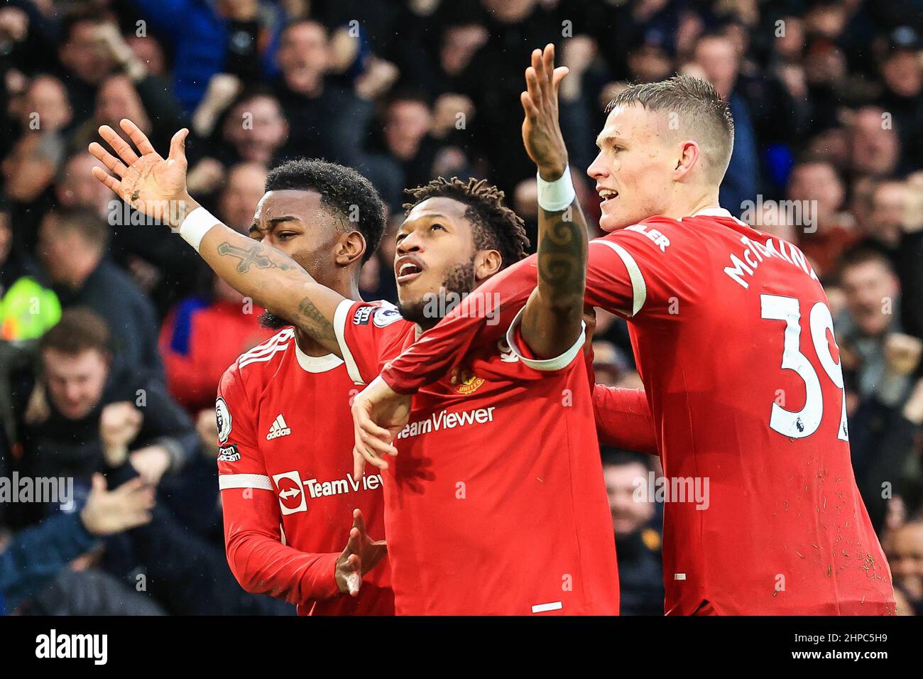 Football man utd celebrates celebration hi-res stock photography and ...