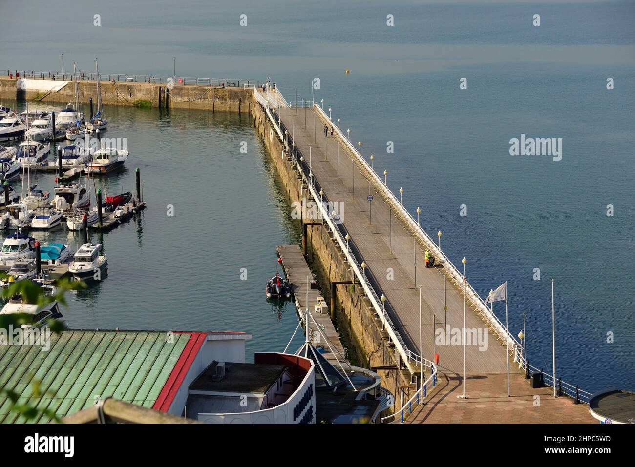 Princess pier and harbour, Torquay, South Devon, England Stock Photo ...