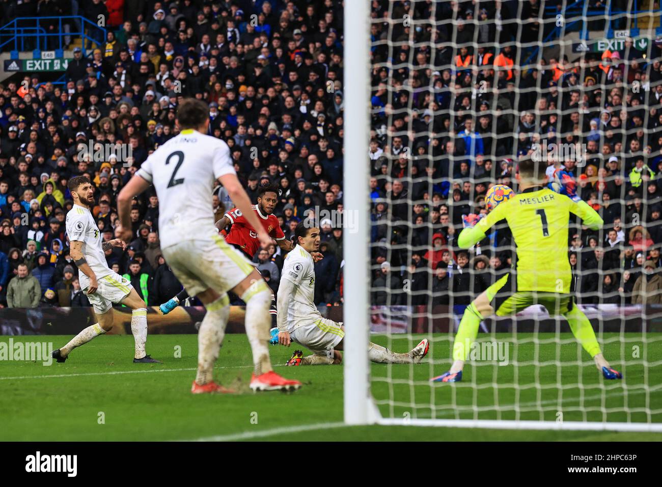 Fred #17 of Manchester United scores to make it 2-3 Stock Photo - Alamy