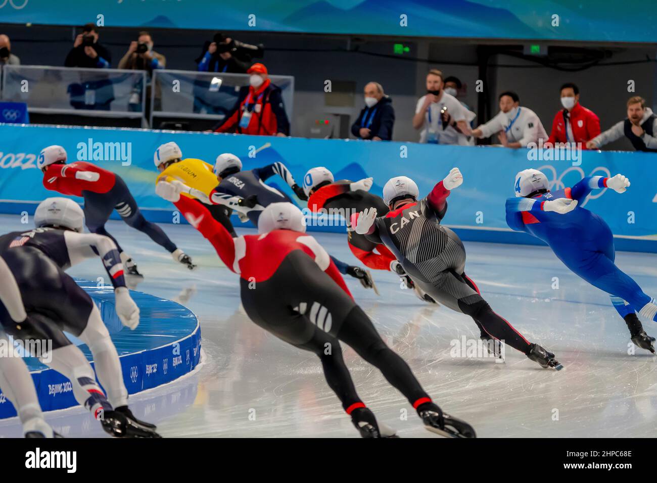 Beijing, Hebei, China. 19th Feb, 2022. The National Speed Skating Oval ...