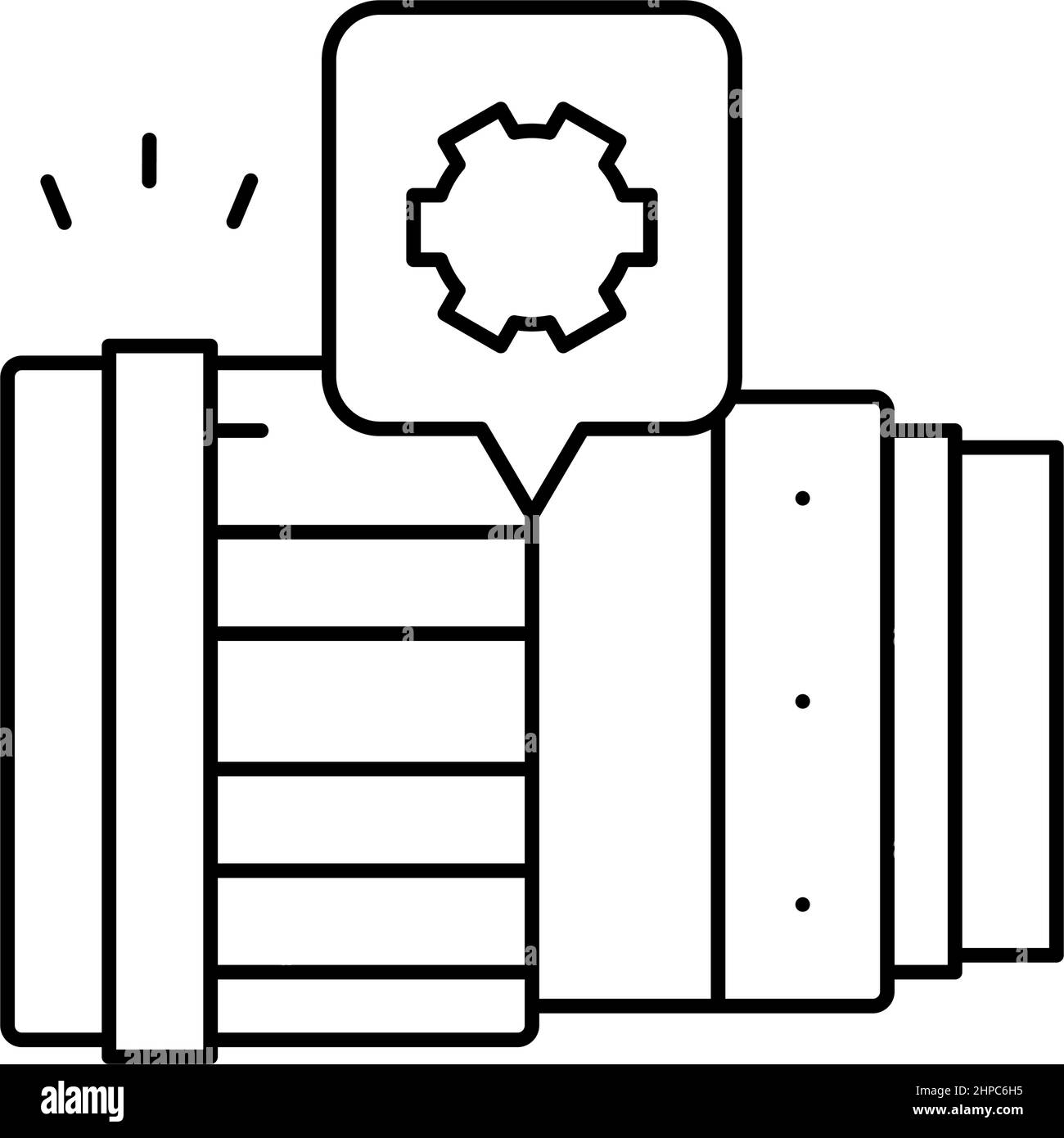 Damaged camera lens Stock Vector Images - Alamy