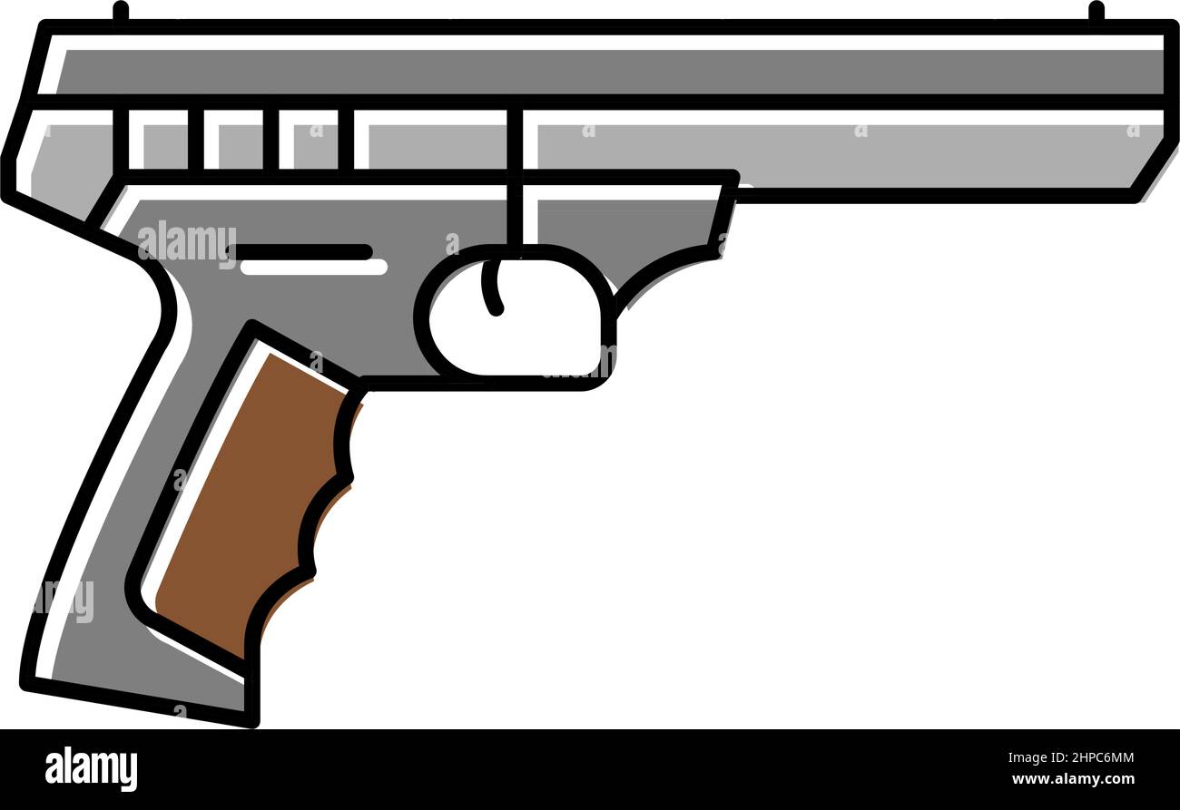 rimfire rifle color icon vector illustration Stock Vector Image & Art ...