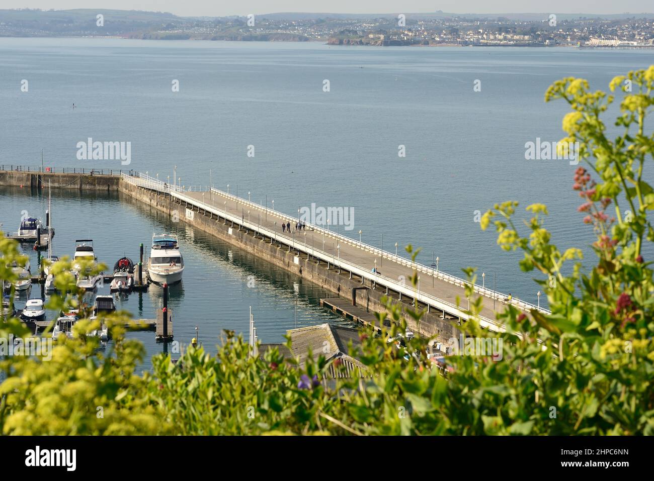 Princess pier and harbour, Torquay, South Devon, England Stock Photo ...