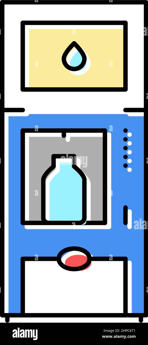 water vending machines color icon vector illustration Stock Vector ... water vending machines color icon vector illustration Stock Vector ...