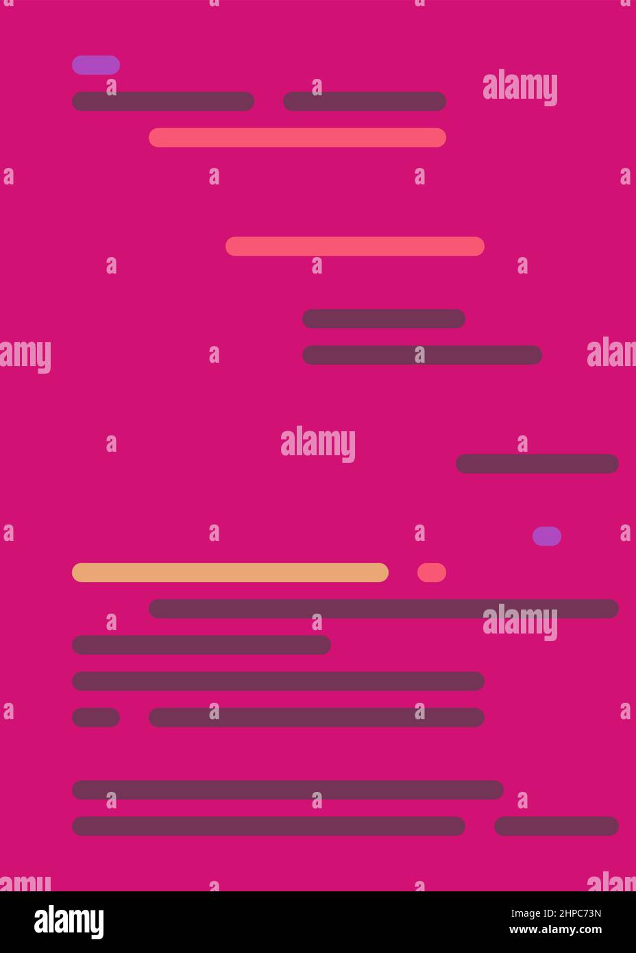 Cartoon coding simulated lines vector illustration Stock Vector Image ...