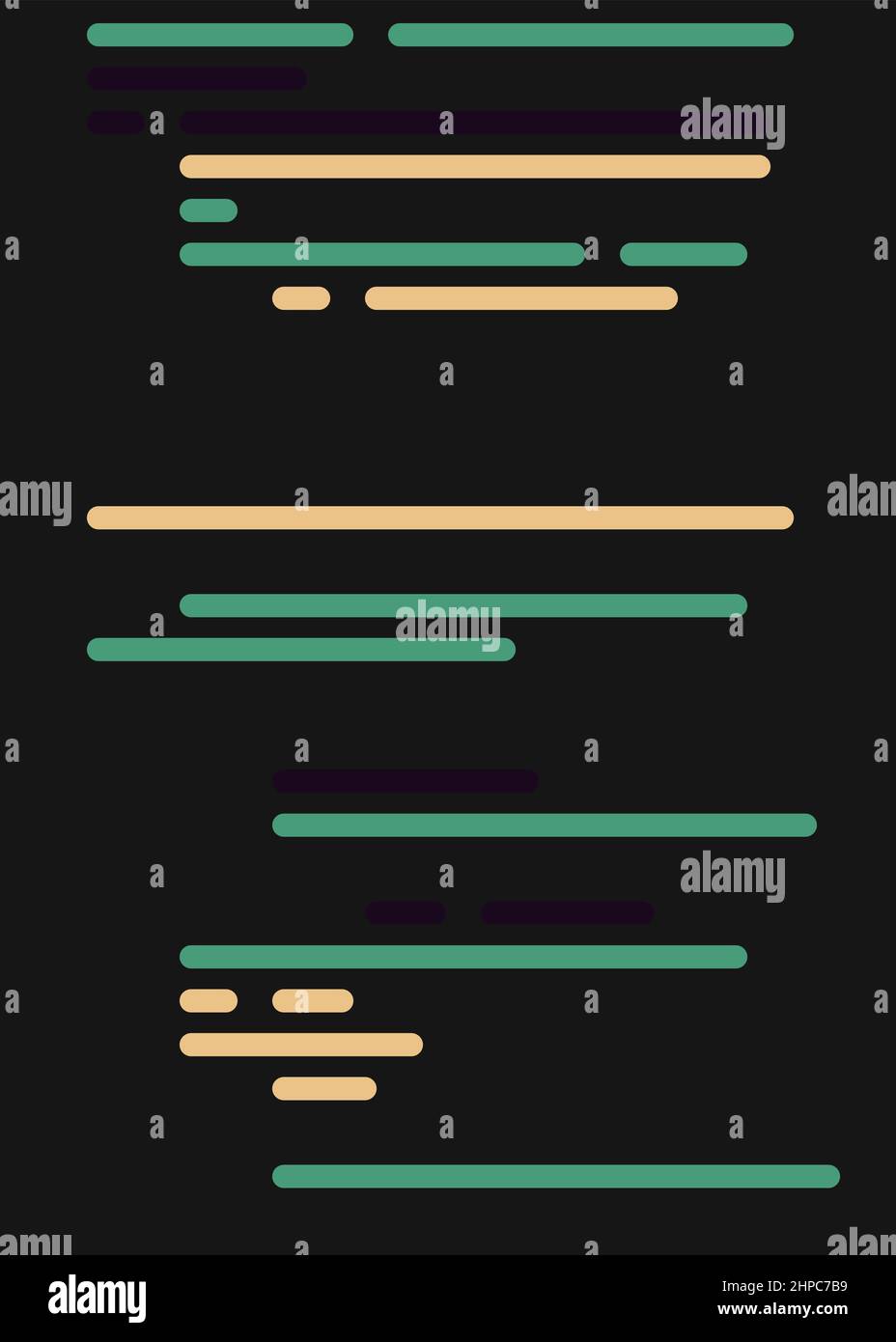 Cartoon coding simulated lines vector illustration Stock Vector Image ...