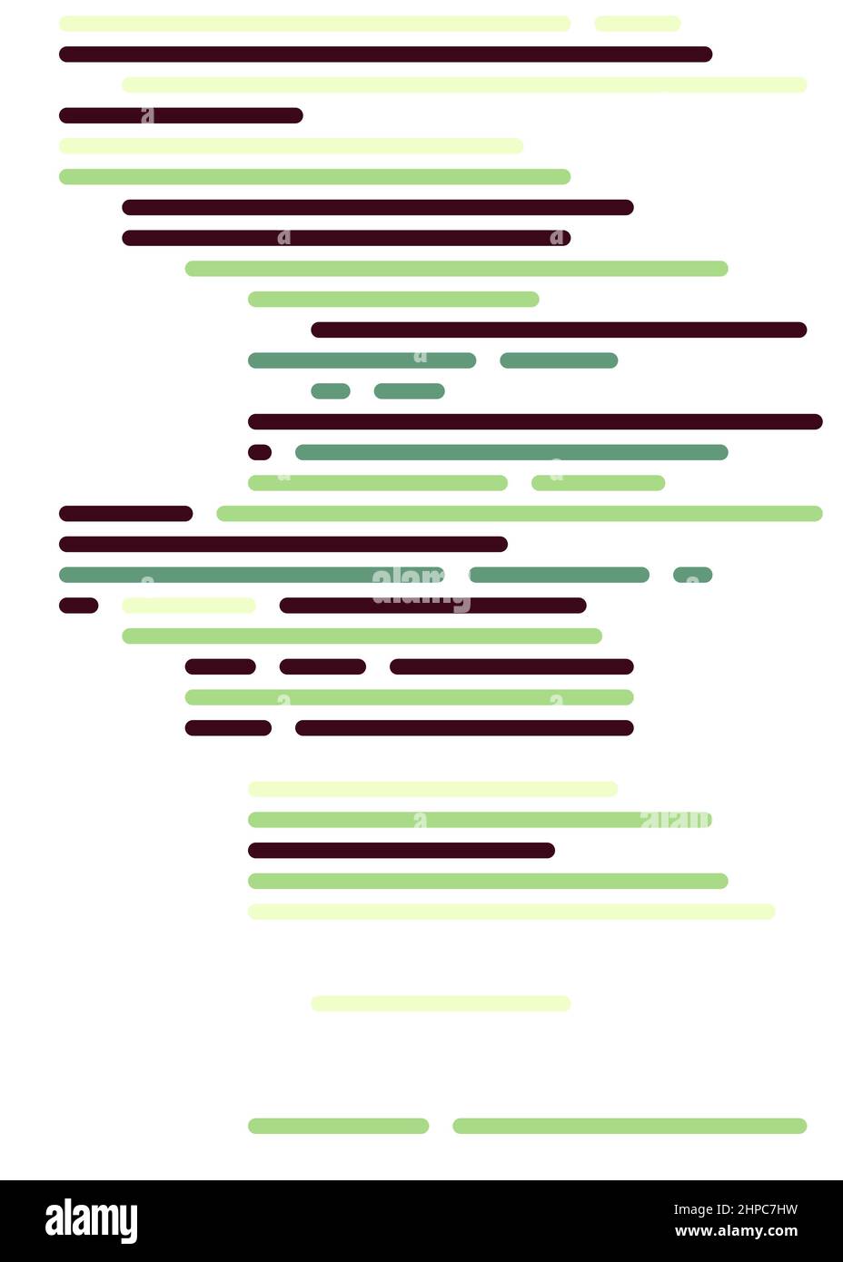 Cartoon coding simulated lines vector illustration Stock Vector Image ...