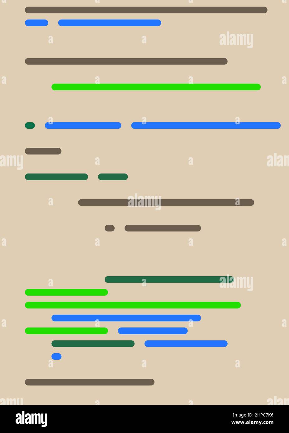 Cartoon coding simulated lines vector illustration Stock Vector Image ...