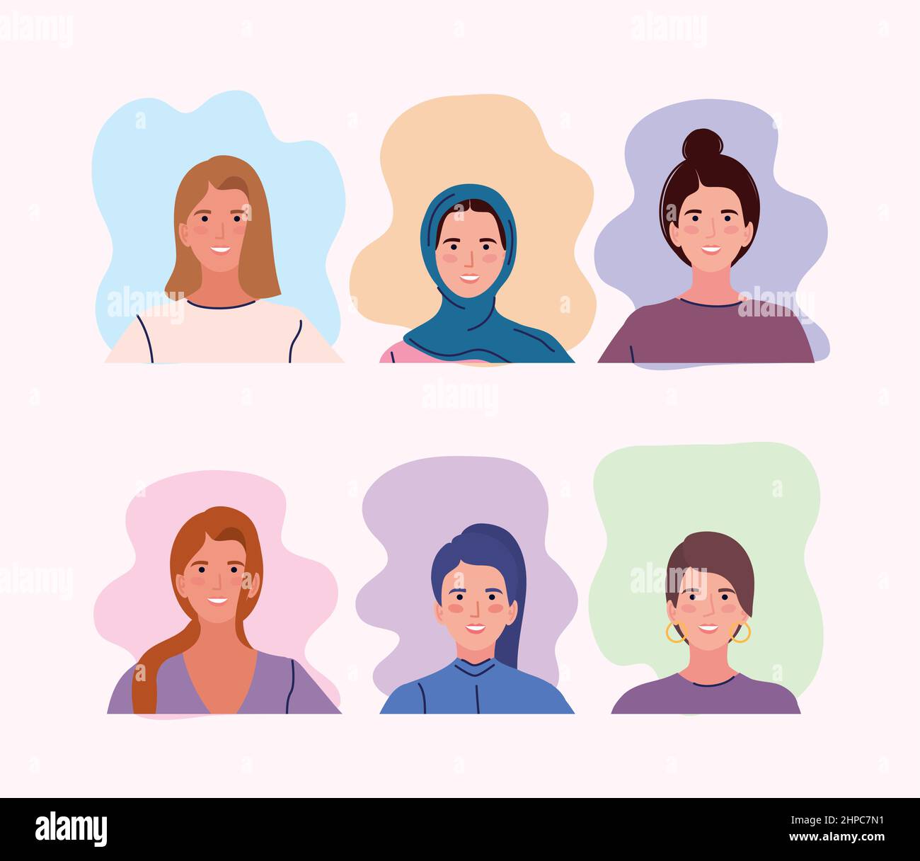 bundle of icons with womens Stock Vector Image & Art - Alamy