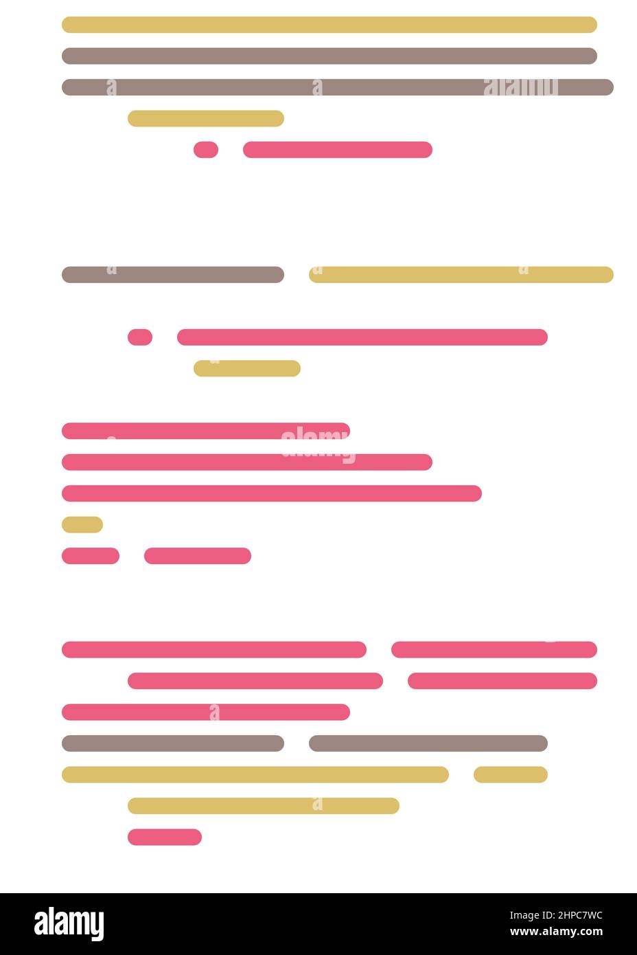 Cartoon coding simulated lines vector illustration Stock Vector Image ...