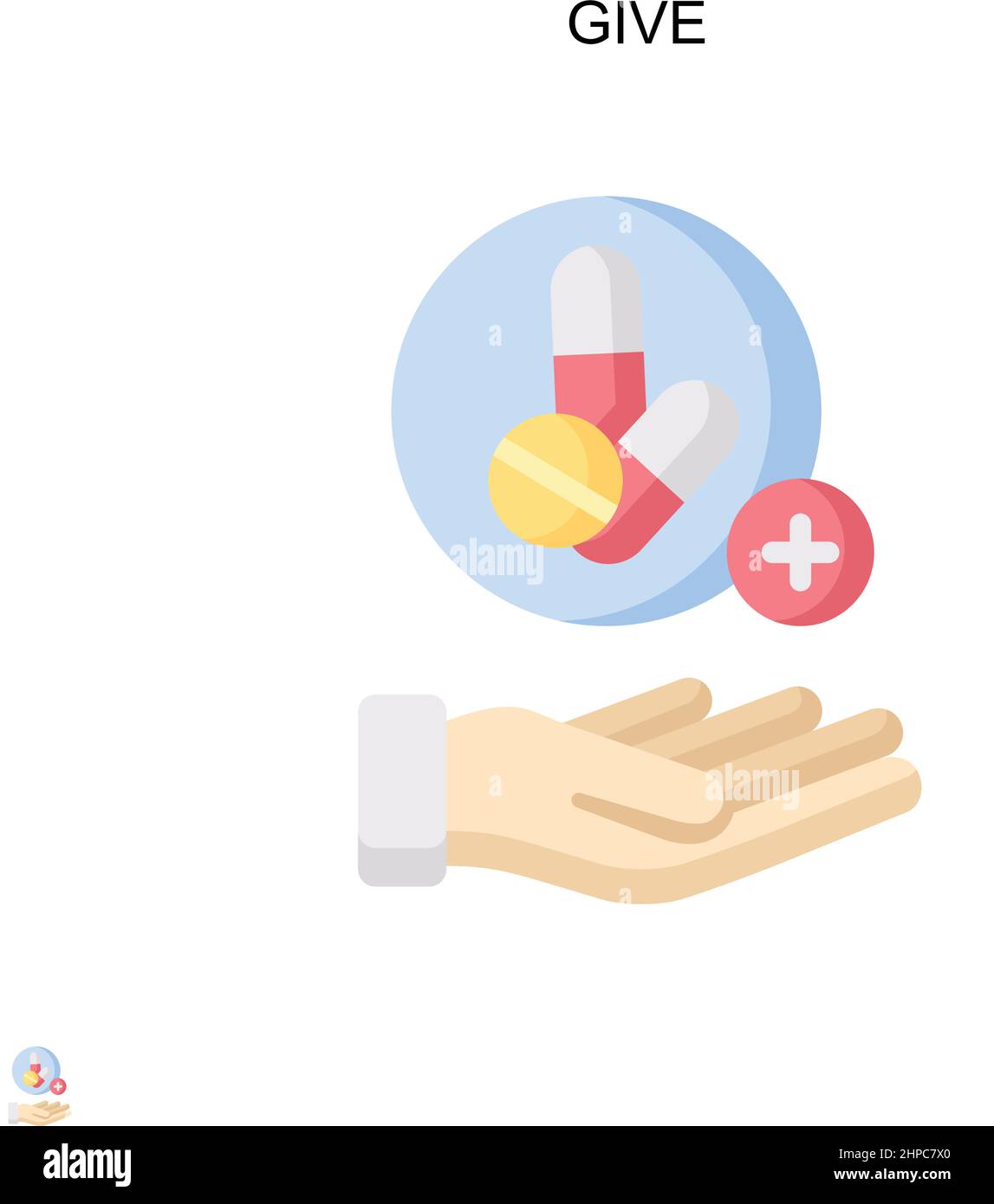 Give Simple vector icon. Illustration symbol design template for web ...