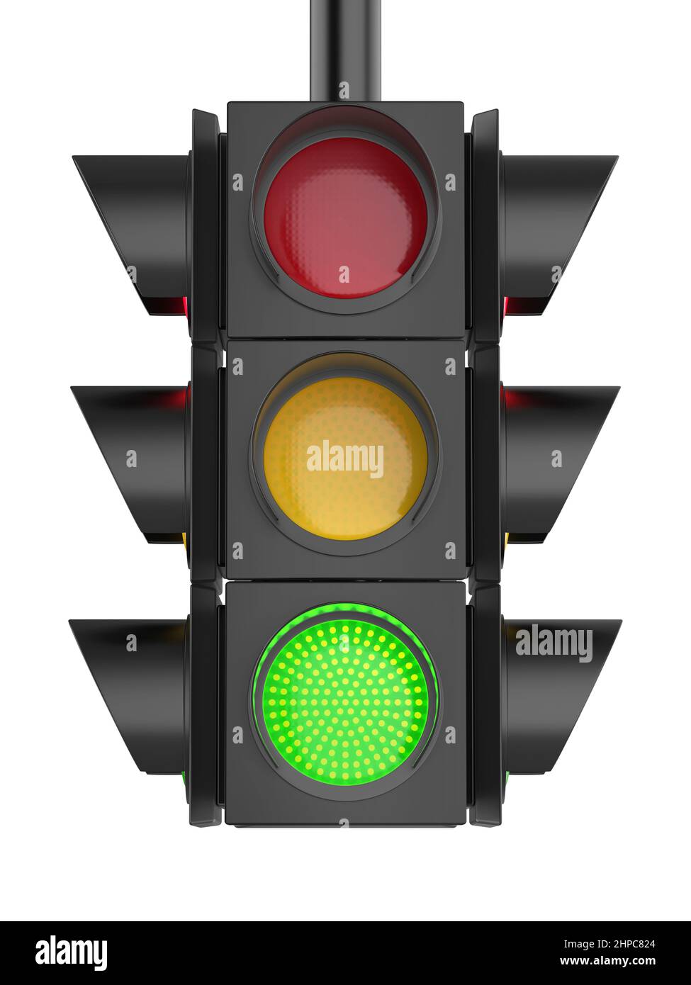 Traffic light with green light on Stock Photo - Alamy