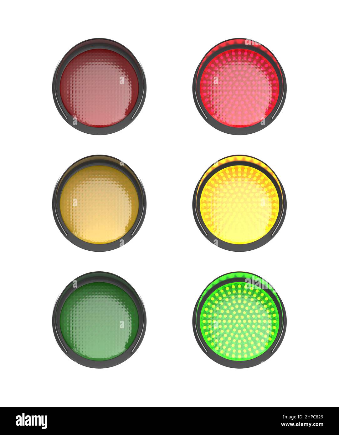 Red stoplights Cut Out Stock Images & Pictures - Alamy