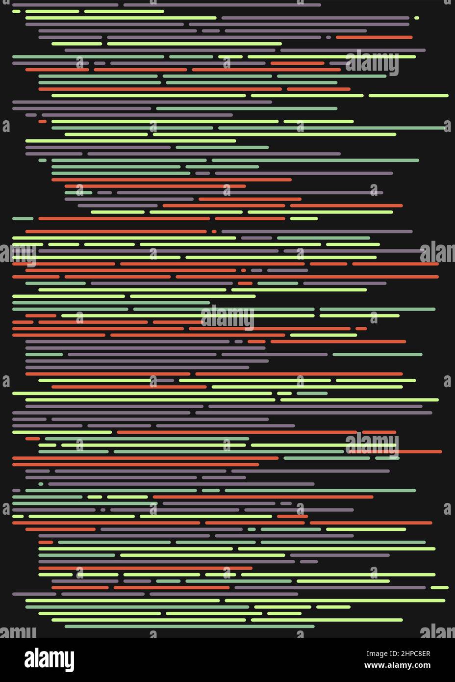 Cartoon coding simulated lines vector illustration Stock Vector Image ...