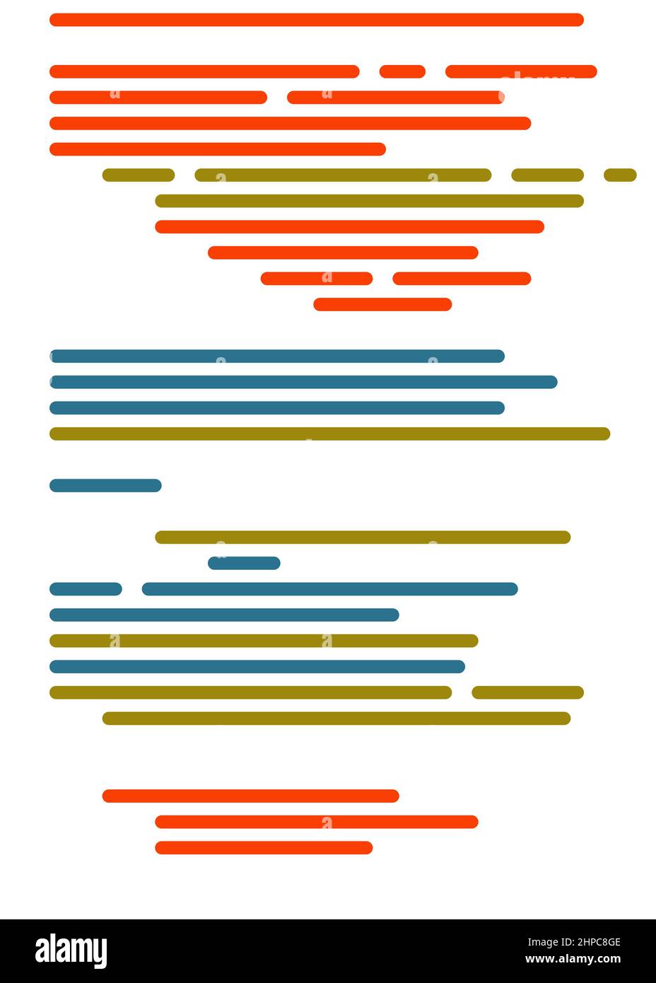 Cartoon coding simulated lines vector illustration Stock Vector Image ...