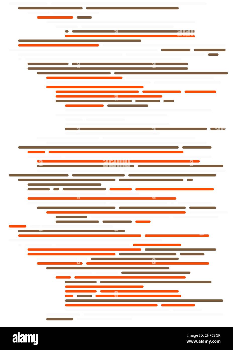 Cartoon coding simulated lines vector illustration Stock Vector Image ...