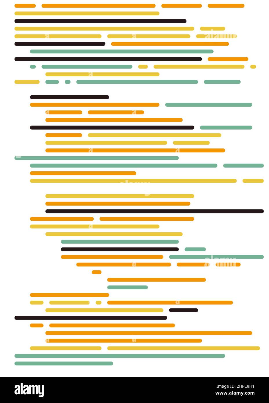 Cartoon coding simulated lines vector illustration Stock Vector Image ...