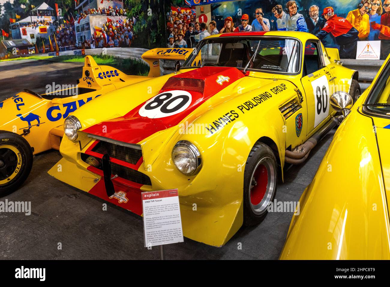 1968 TVR Tuscan on display at the Haynes International Motor Museum ...