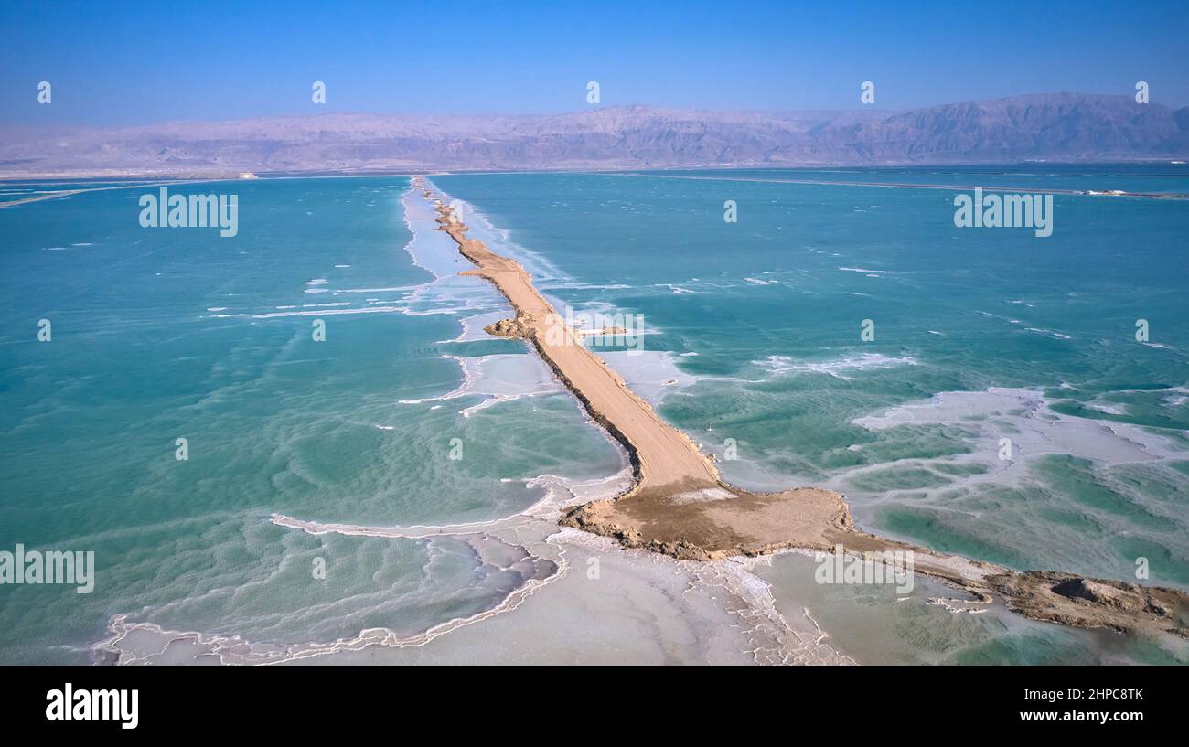 Aerial view on the Dead sea, Israel Stock Photo - Alamy