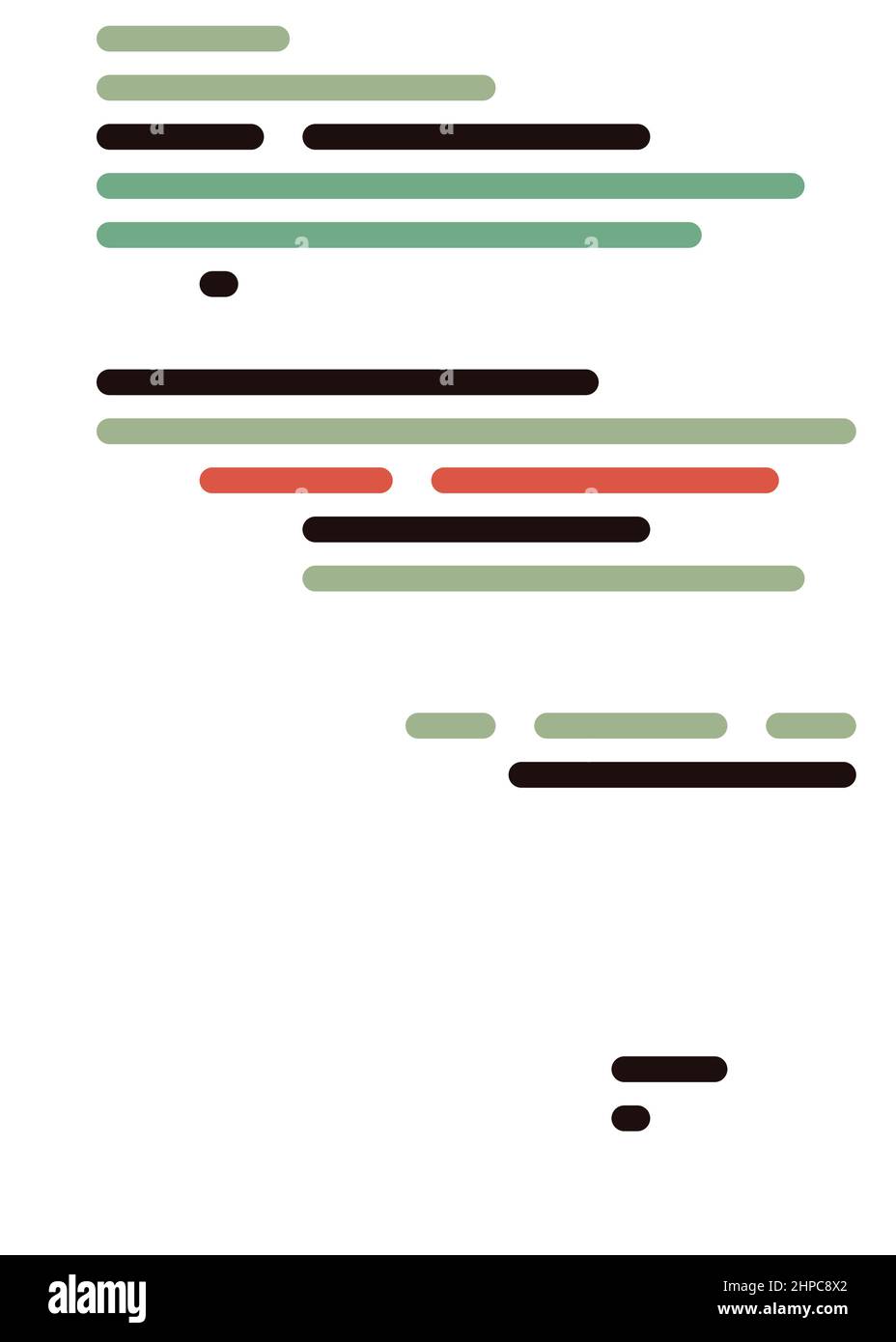 Cartoon coding simulated lines vector illustration Stock Vector Image ...