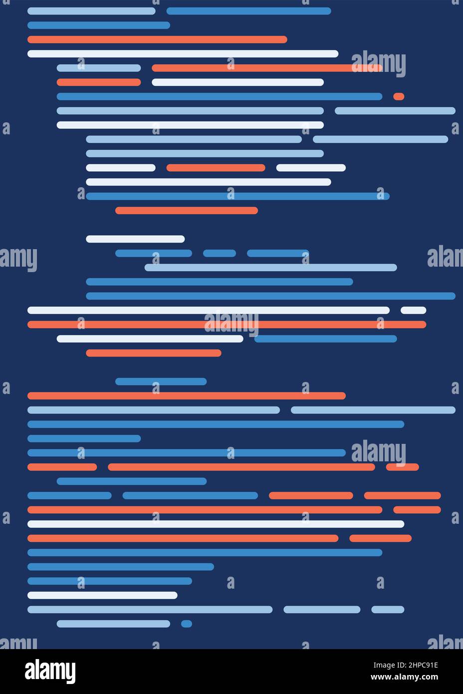 Cartoon coding simulated lines vector illustration Stock Vector Image ...