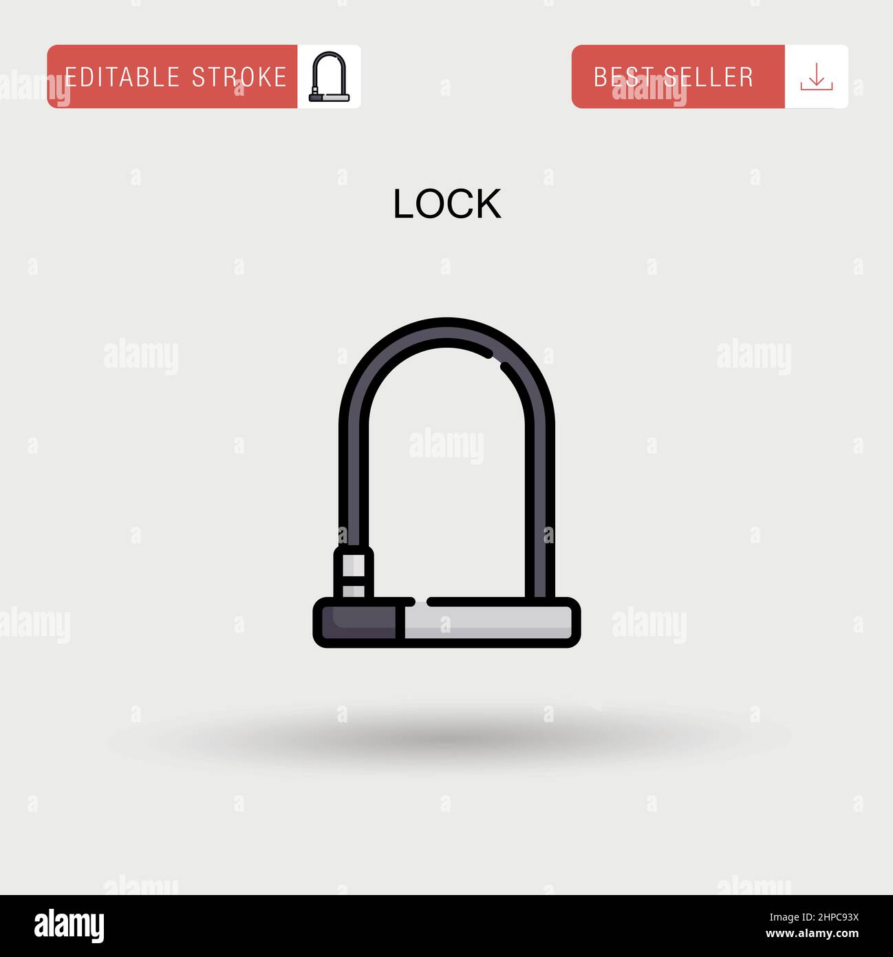 Lock Simple vector icon Stock Vector Image & Art - Alamy