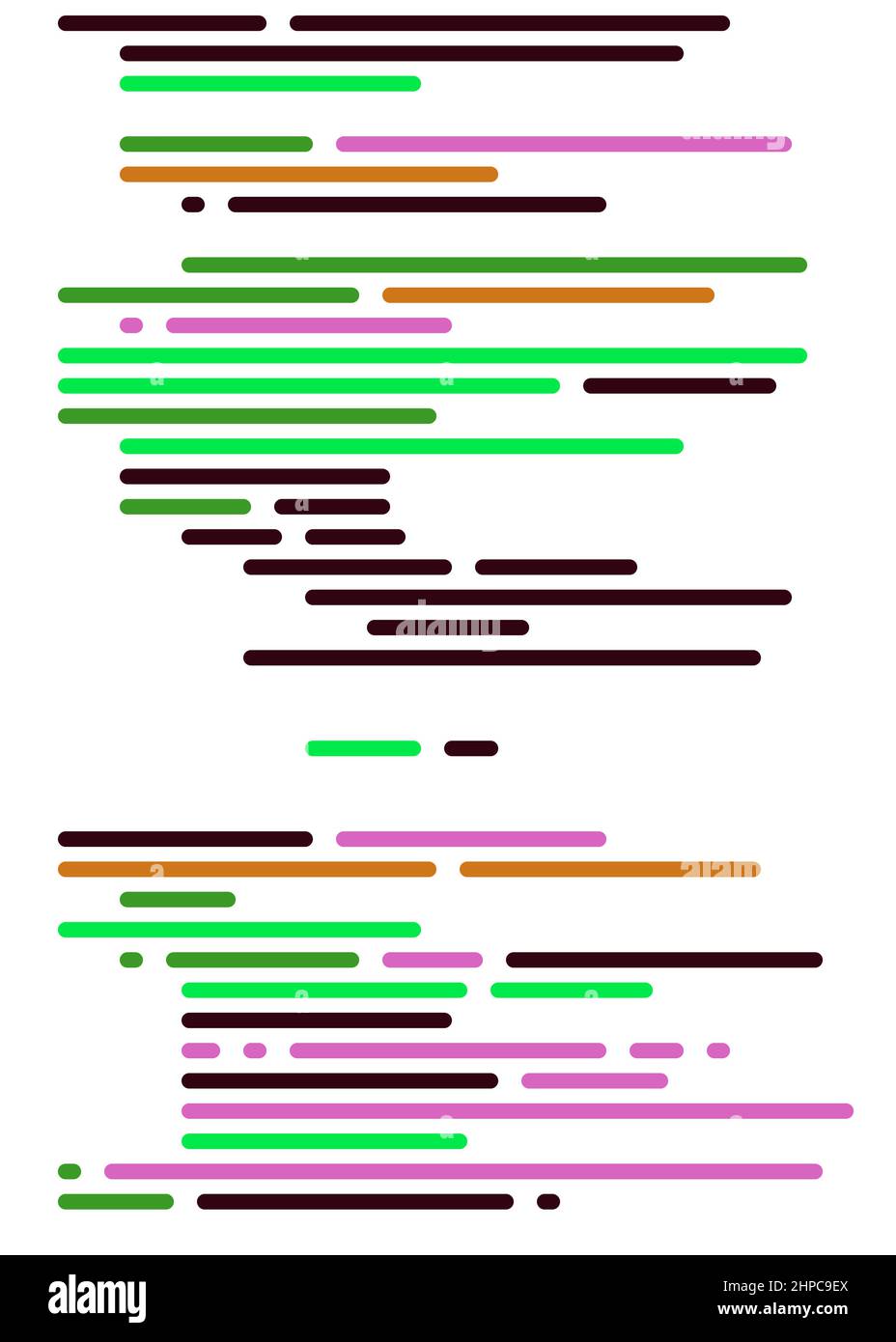 Cartoon coding simulated lines vector illustration Stock Vector Image ...