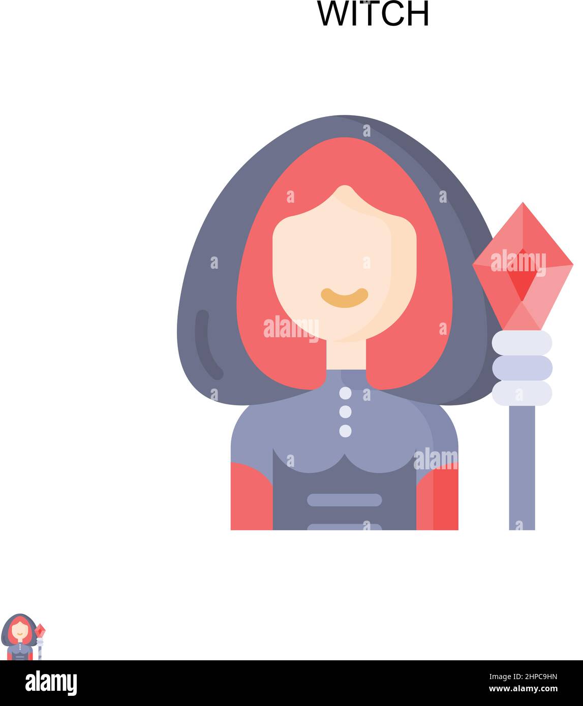 Witchcraft illustration vector hi-res stock photography and images - Alamy