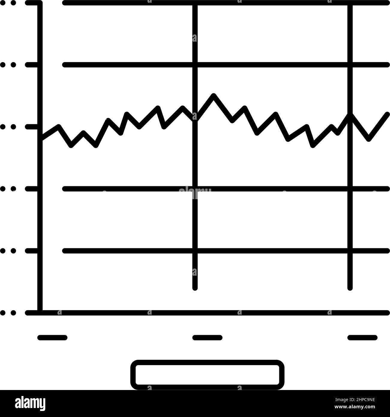 graphic sound vibration line icon vector illustration Stock Vector ...