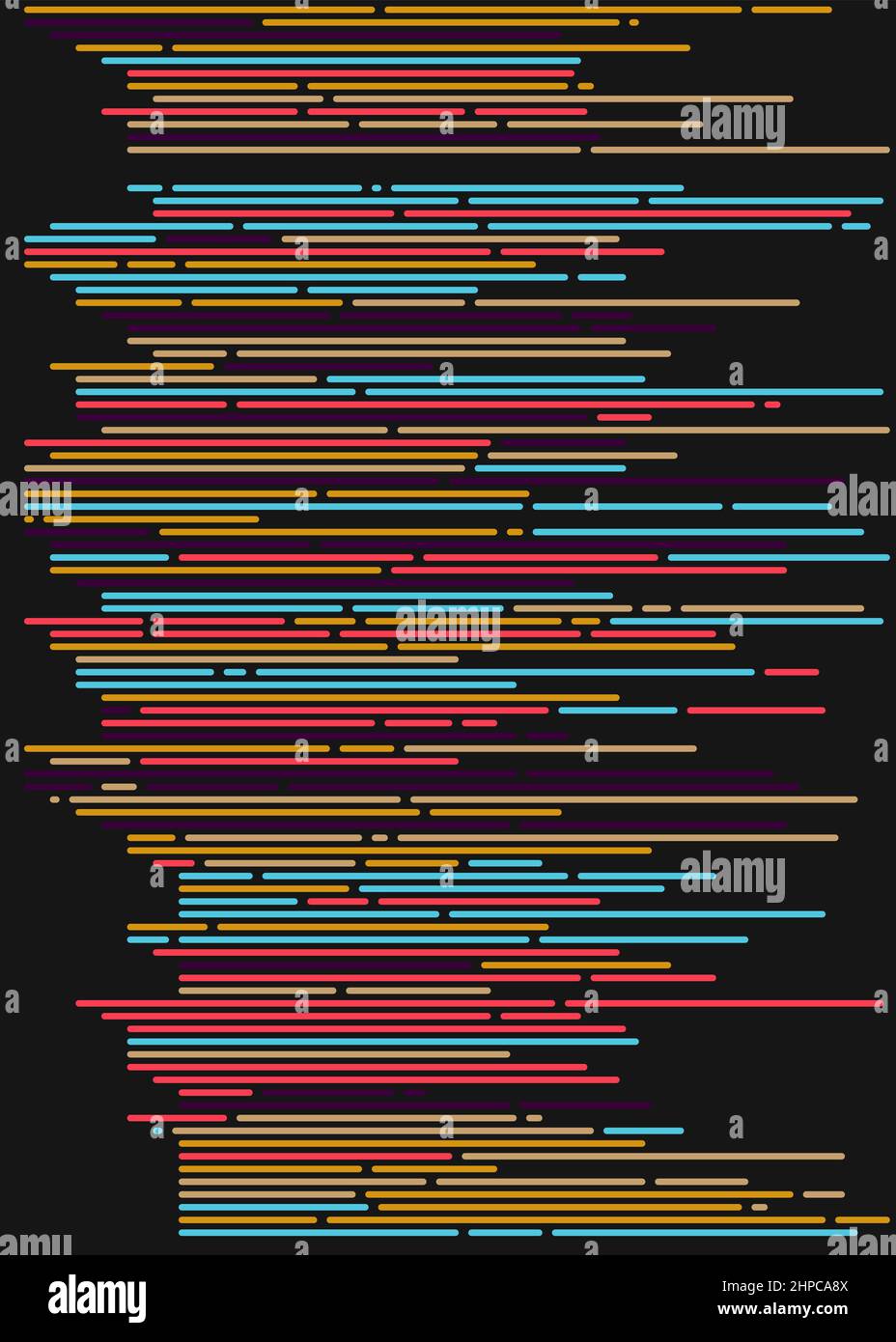 Cartoon coding simulated lines vector illustration Stock Vector Image ...
