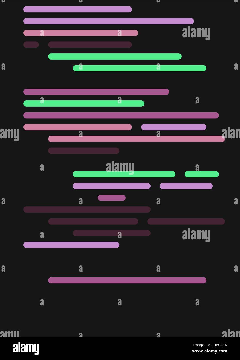 Cartoon coding simulated lines vector illustration Stock Vector Image ...