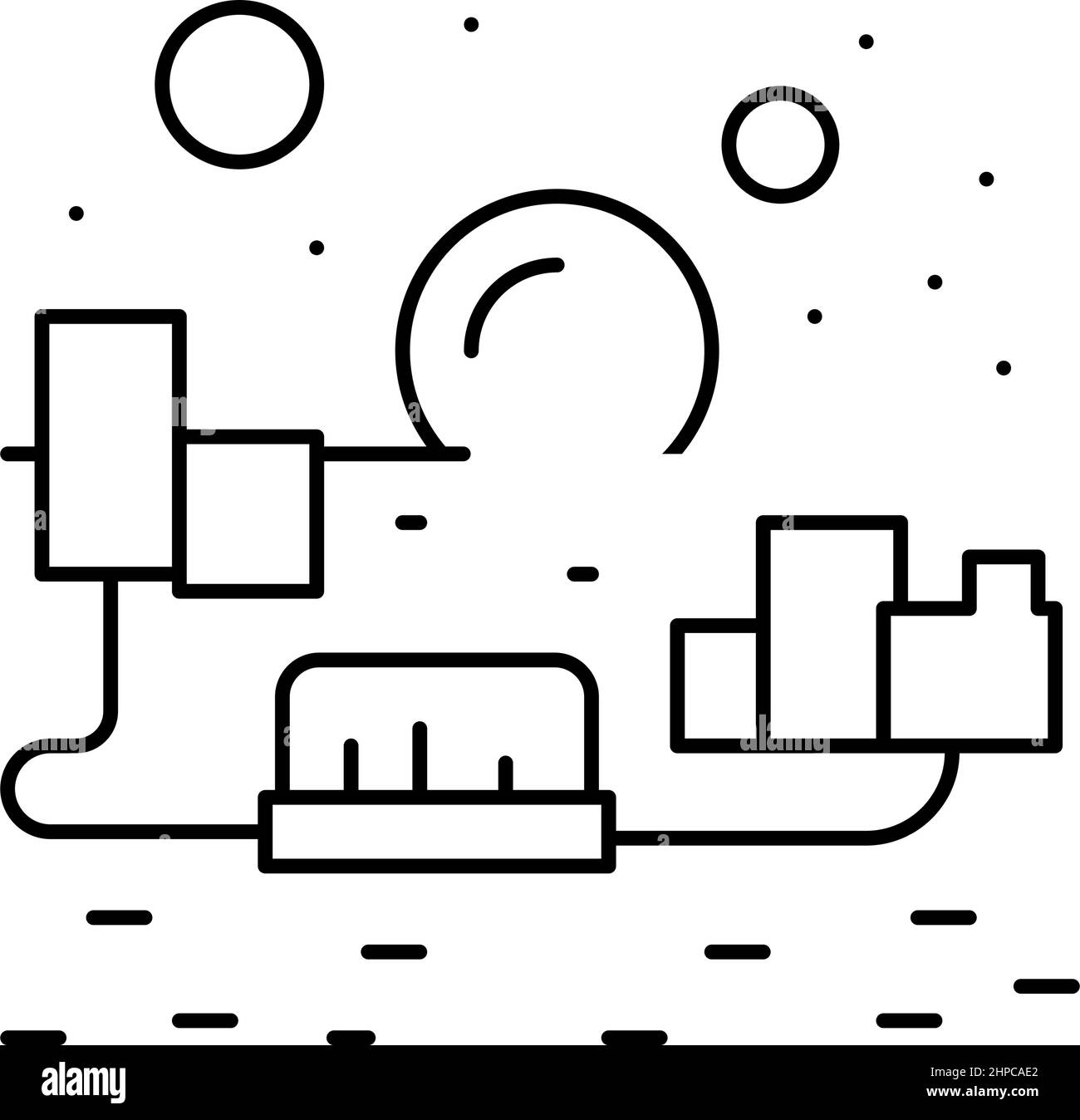 Mars city colony Cut Out Stock Images & Pictures - Alamy