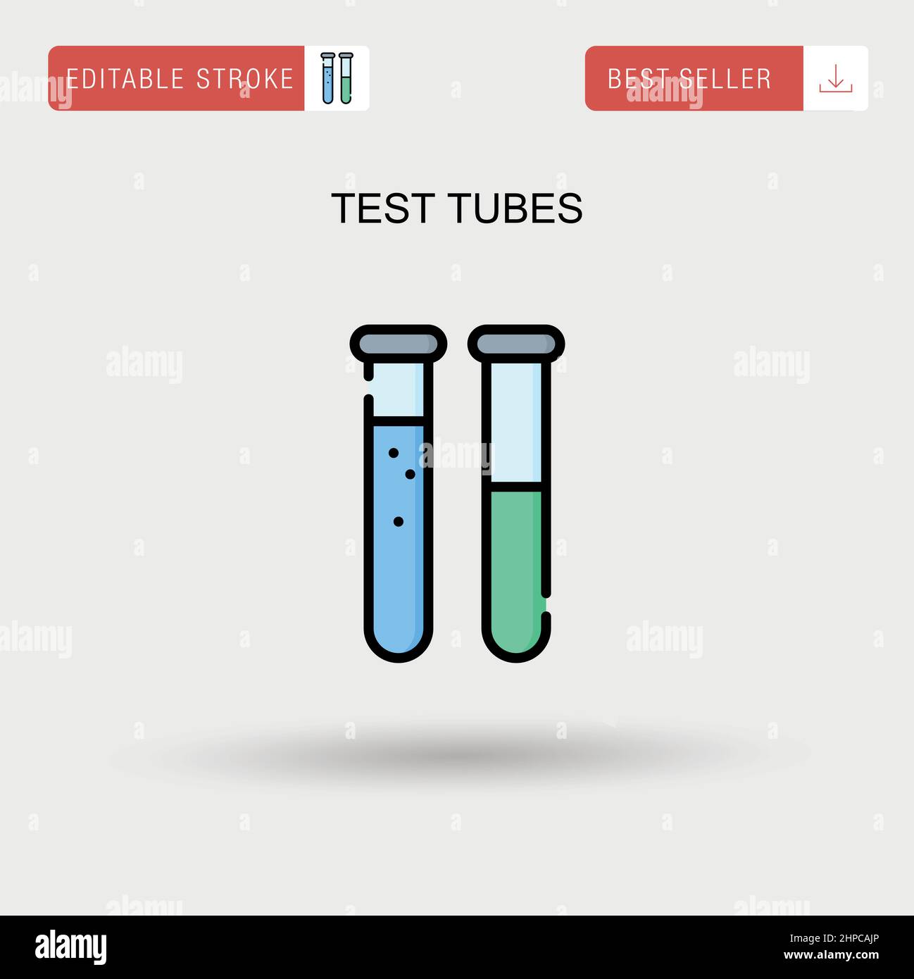 Test tubes science Stock Vector Images - Alamy