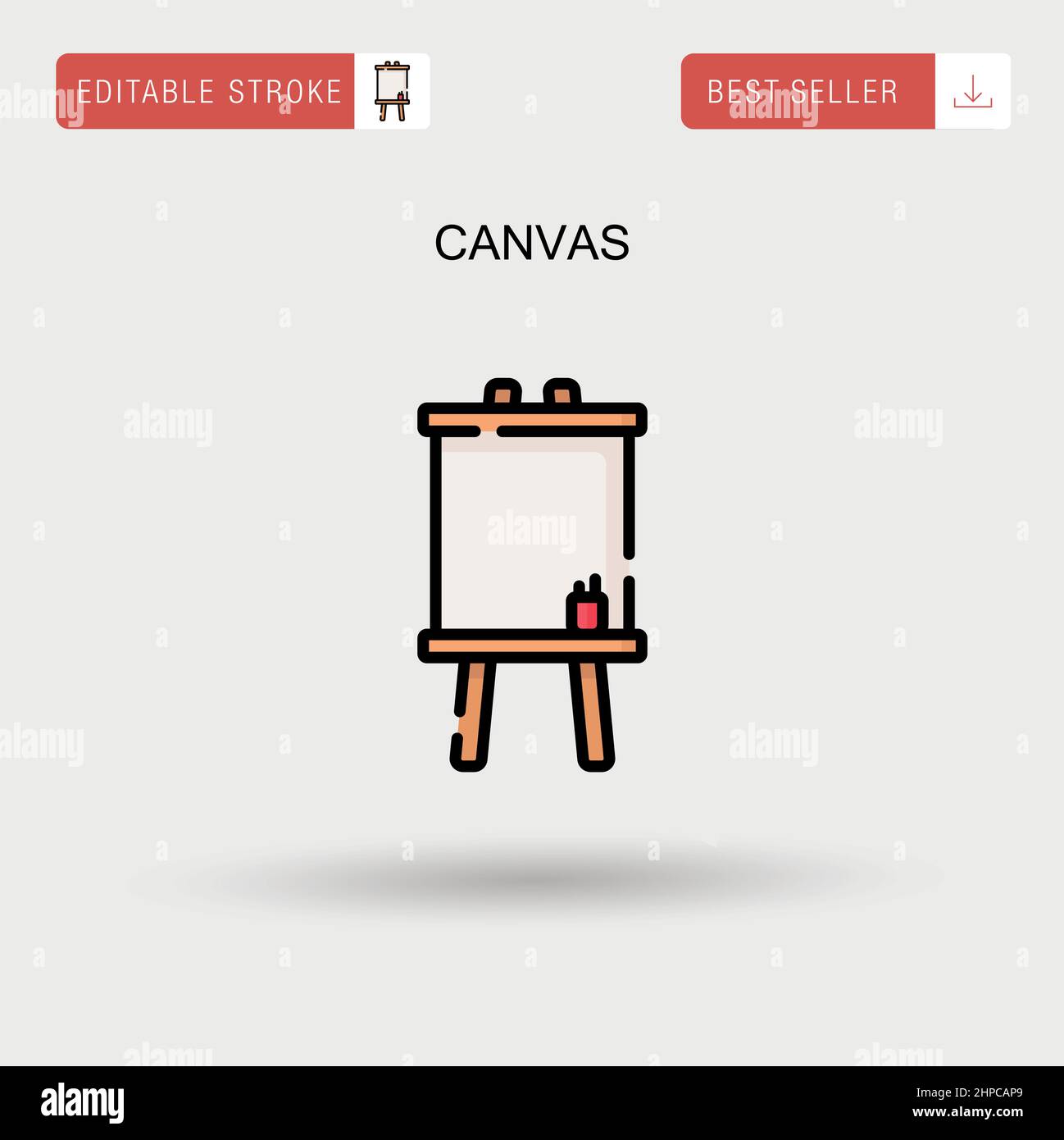 Blank canvas texture Stock Vector Images - Alamy