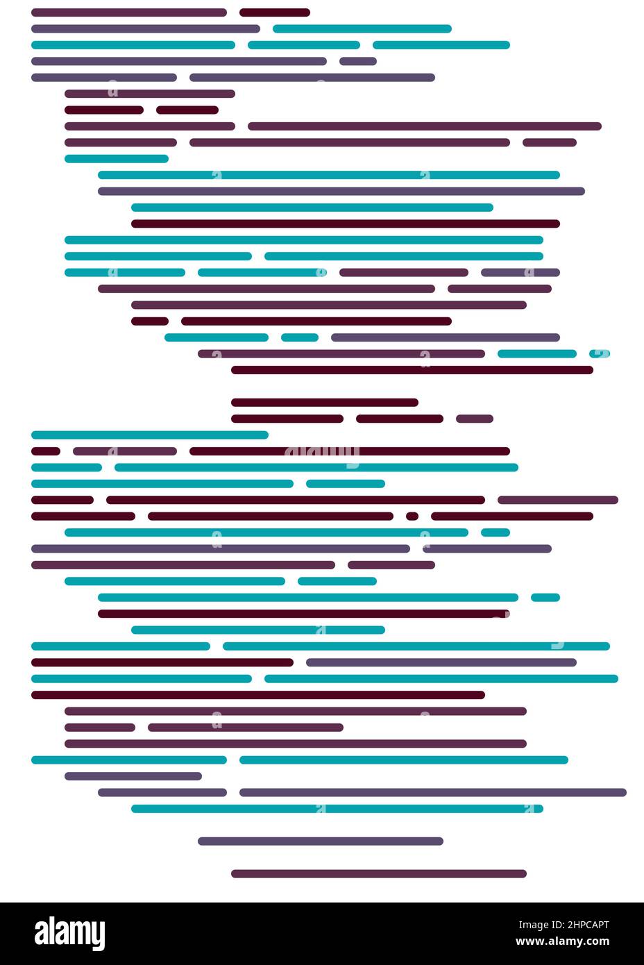 Cartoon coding simulated lines vector illustration Stock Vector Image ...