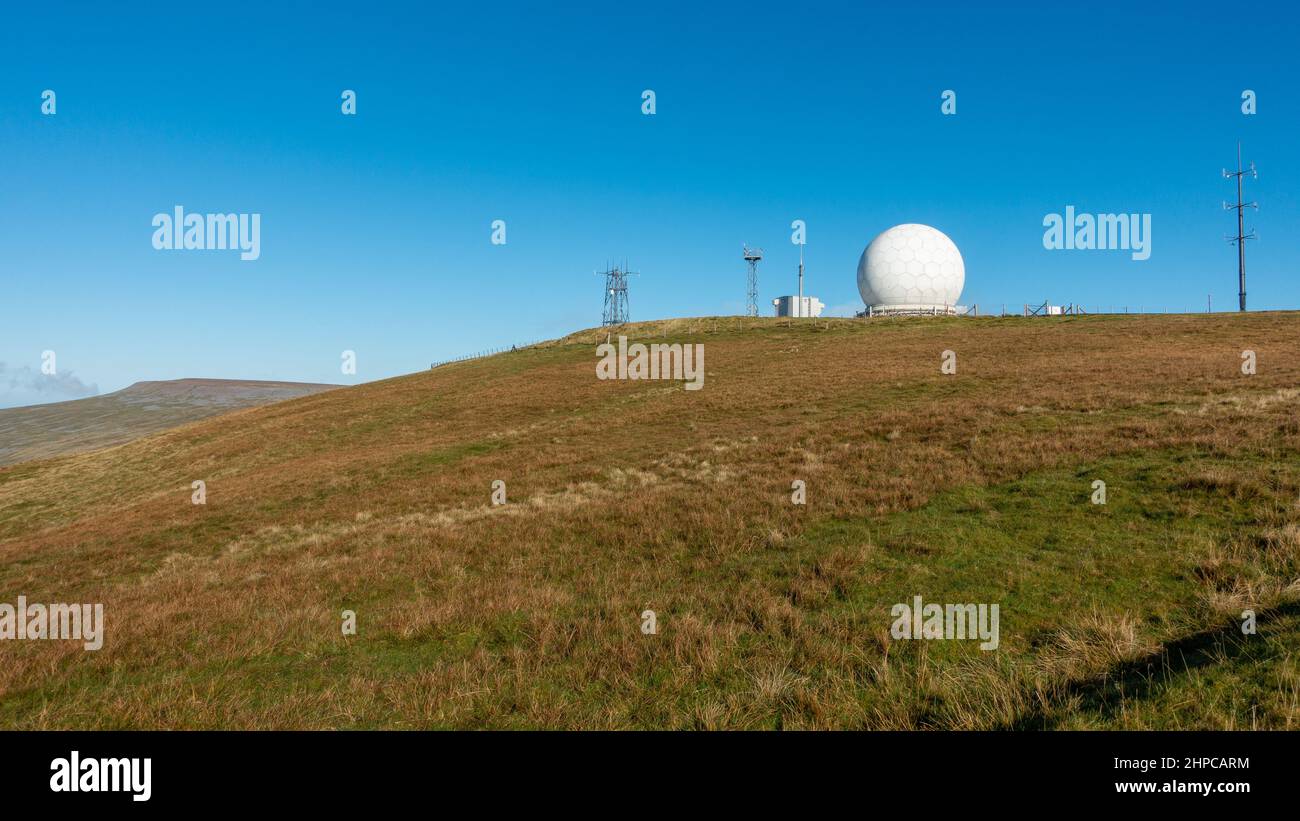 Great Dun Fell, Dufton, Eden Valley, Cumbria, England, UK Stock Photo ...